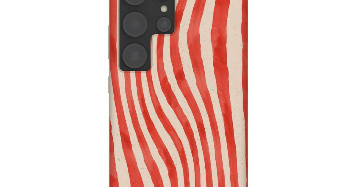Seashell Big Top Stripes Samsung Galaxy S24 Ultra Case – Pela Case