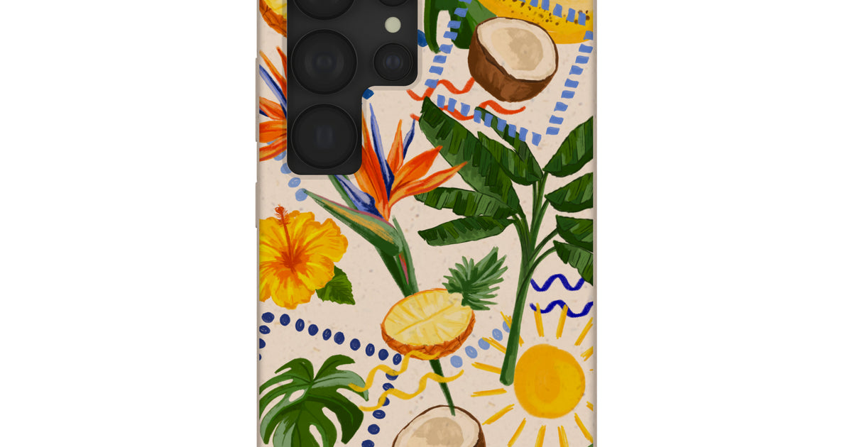 Seashell Tropics Samsung Galaxy S25 Ultra Case – Pela Case