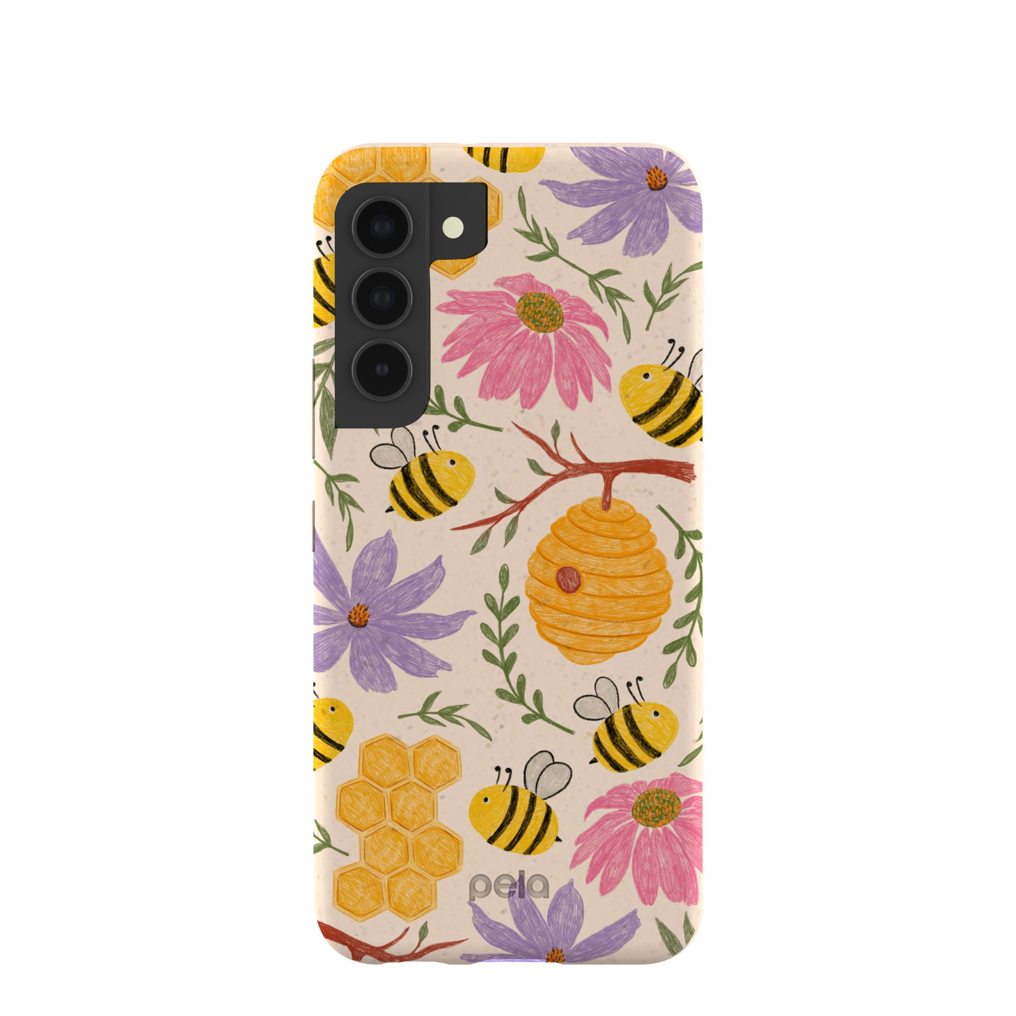 Seashell Bee Life Samsung Galaxy S22 Case – Pela Case