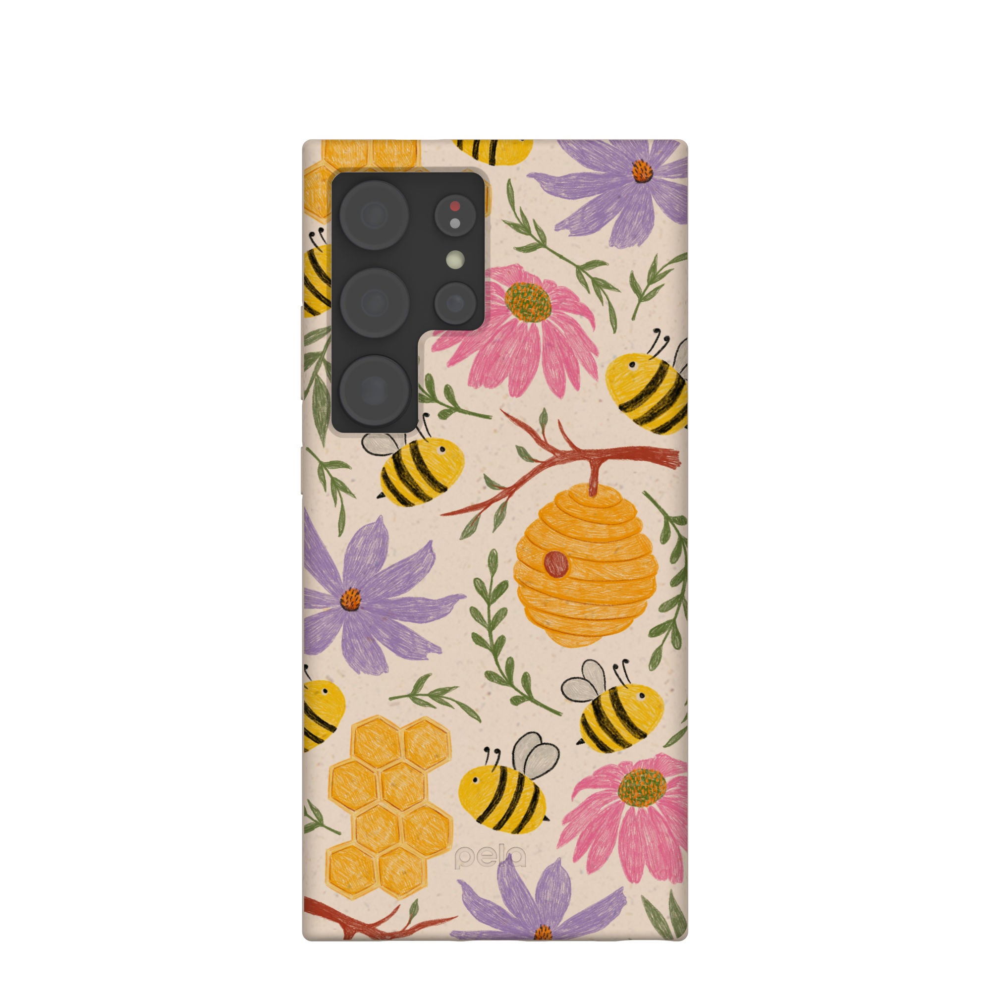Seashell Bee Life Samsung Galaxy S24 Ultra Case – Pela Case