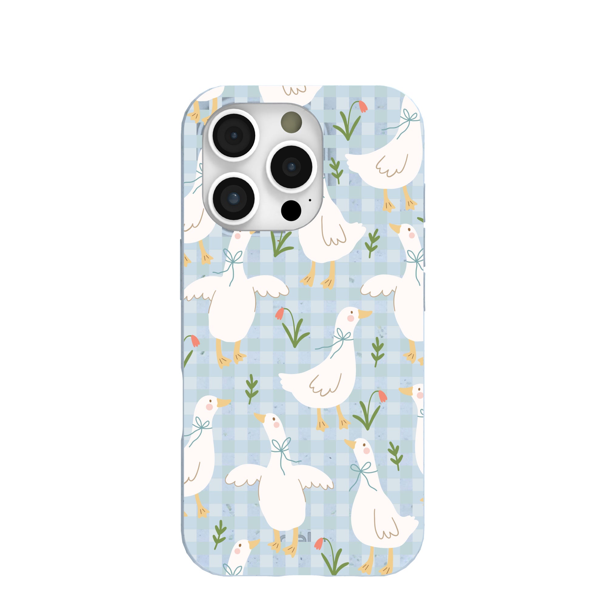 Powder Blue Blooming Quackers iPhone 16 Pro Case – Pela Case