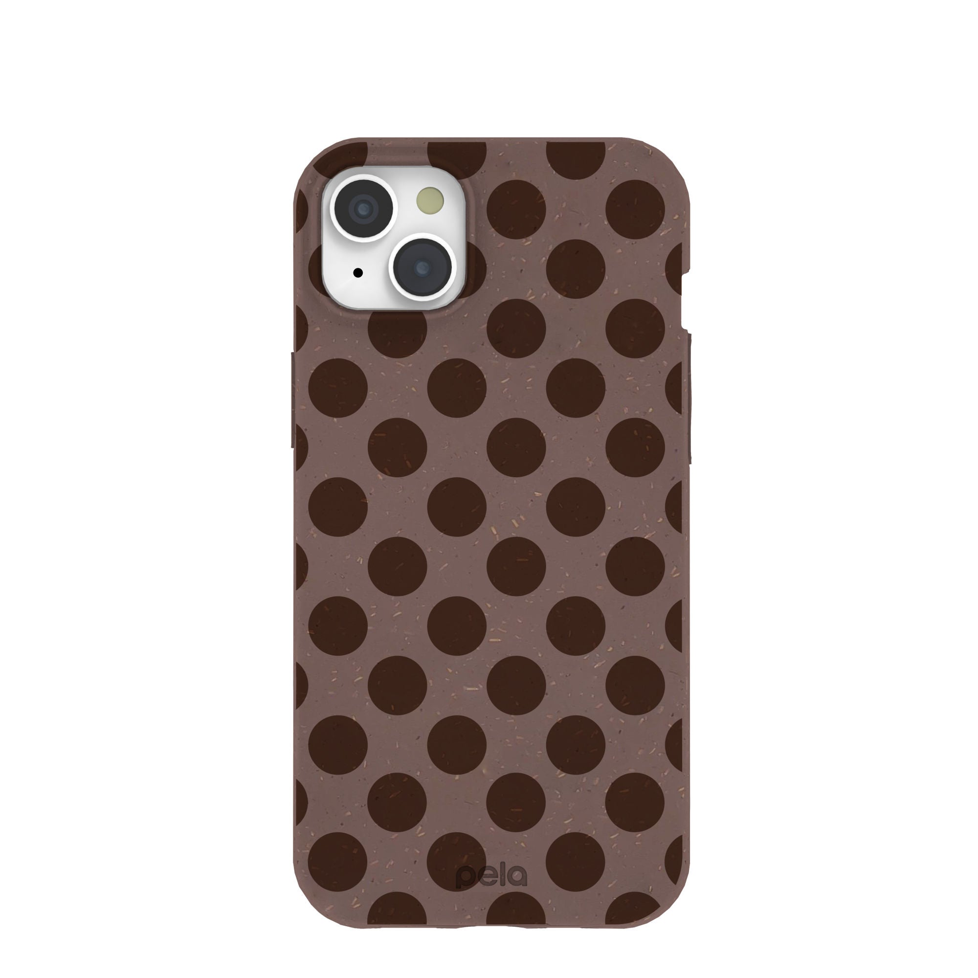 Chocolate Brown Cocoa Sprinkle iPhone 15 Plus Case – Pela Case