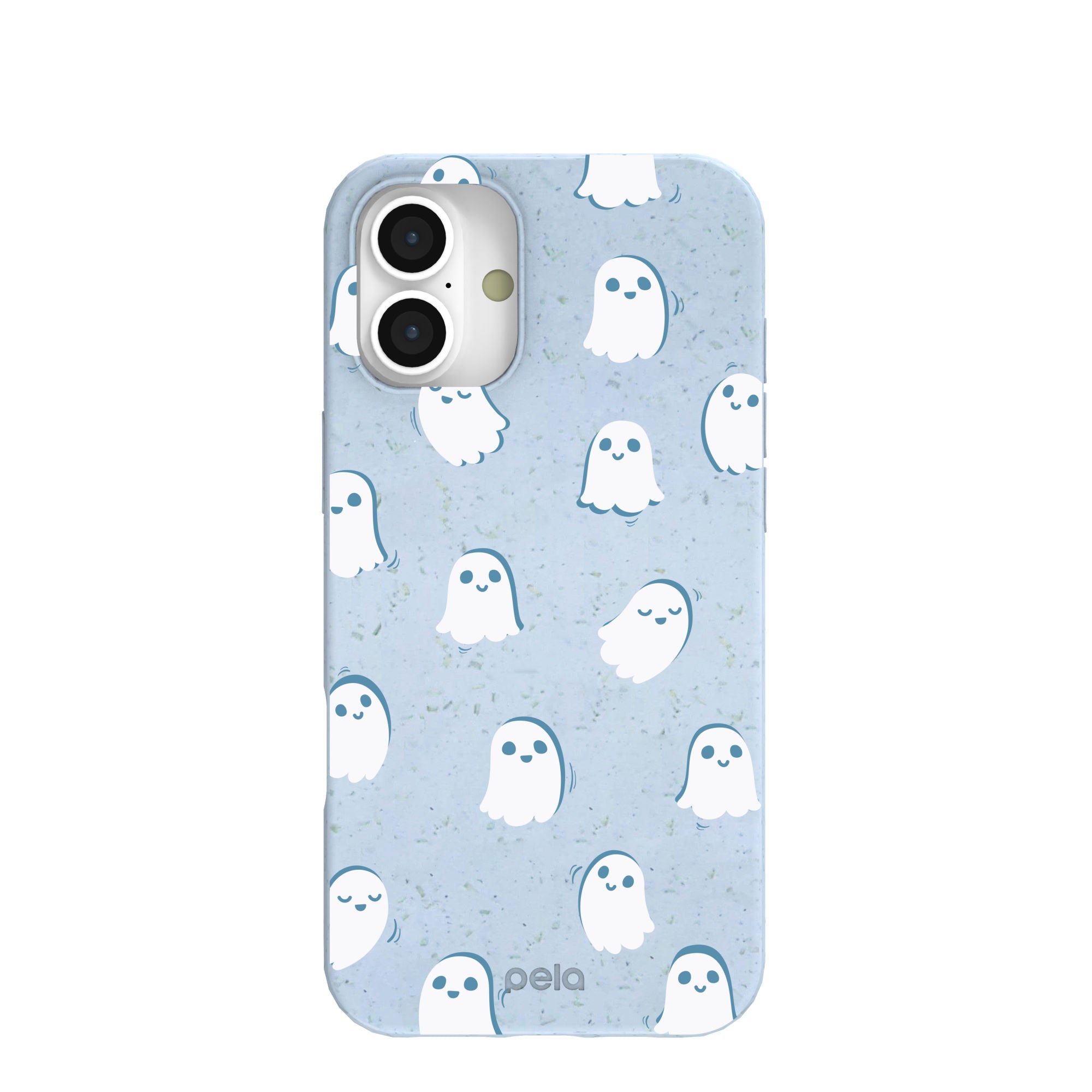 Powder Blue Ghostly iPhone 16 Plus Case – Pela Case