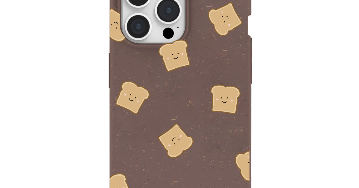 Chocolate Brown Mini Toast iPhone 15 Pro Max Case – Pela Case