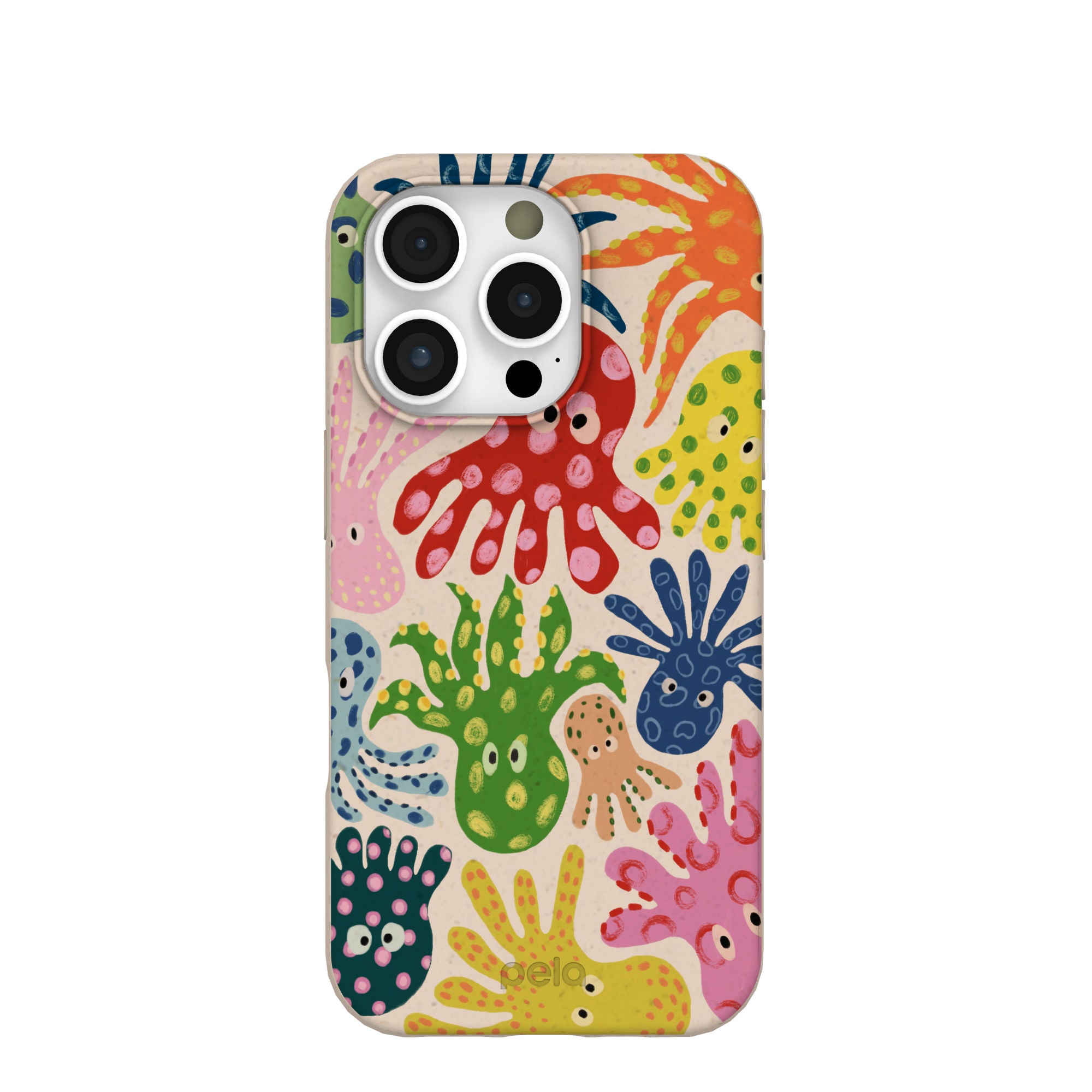 Seashell Octopi iPhone 16 Pro Case – Pela Case