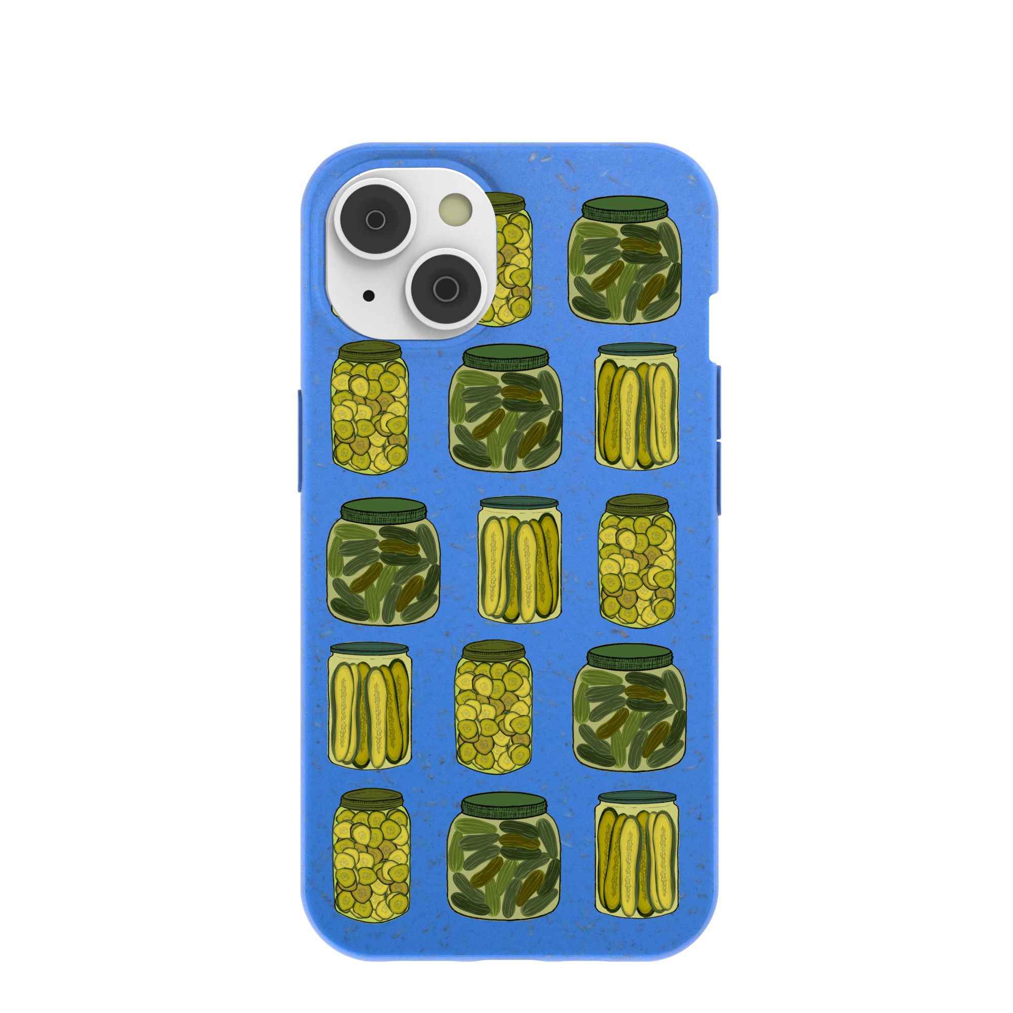 Electric Blue Pickling Pickles iPhone 14 Case – Pela Case