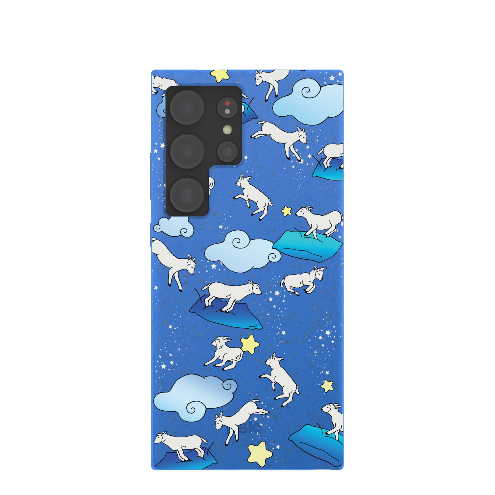 Electric Blue Sheep Dreamers Samsung Galaxy S24 Ultra Case – Pela Case