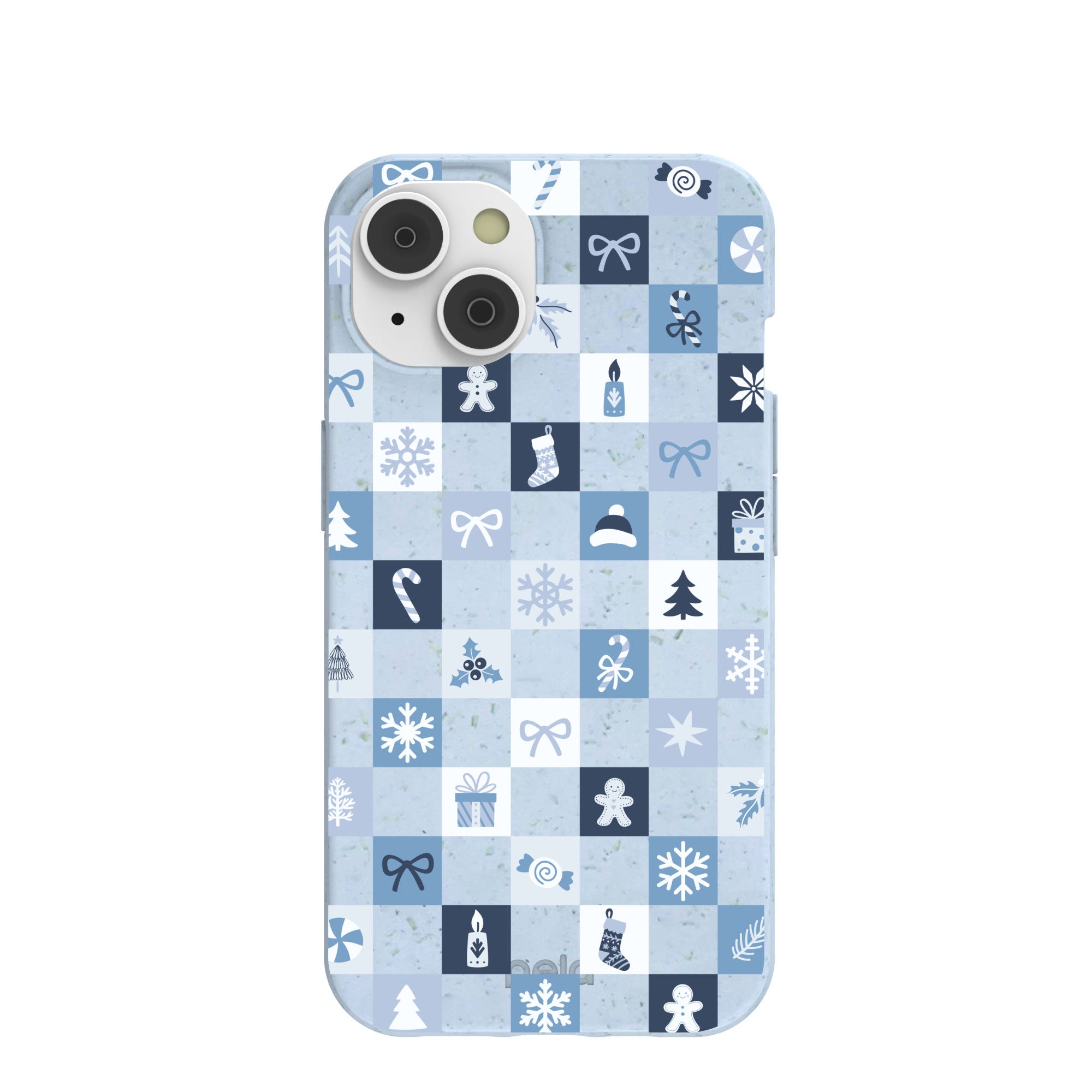 Powder Blue Winter Quilt iPhone 14/16e Case – Pela Case